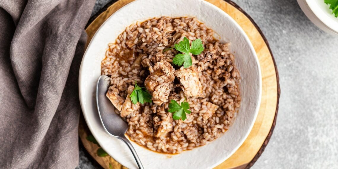 Portuguese chicken blood rice (arroz de cabidela) | Maria's Cook Book
